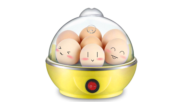 Mini Electric Egg Cooker 350 W - Blue - Makhsoom