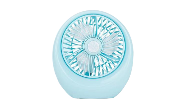 USB Rechargeable Small Portable Compact Fan - Blue - Makhsoom
