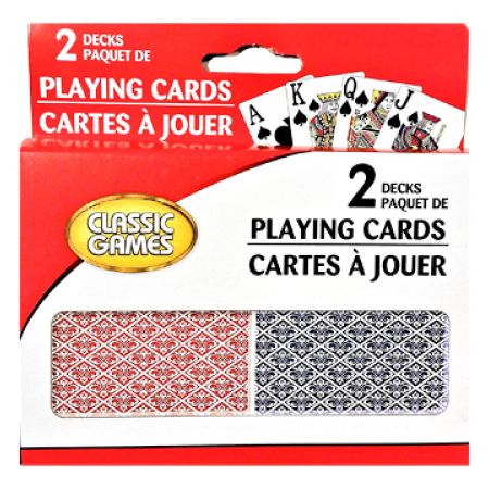 Classic Games Playing Cards 2 Decks - Makhsoom