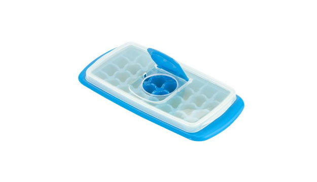 Joie Mini Ice Cube Tray with Lid & Flip - Blue - Makhsoom