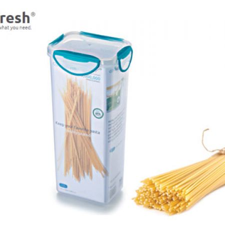 ClipFresh Blue Classic Series Rectangular Tall Spaghetti Container 2.2 ...