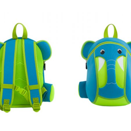 Nohoo 3D Cute Blue Elephant Neoprene Preschool Backpack For Kids 32 x ...