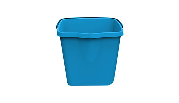 Ezy Square Water Bucket 12 L - Blue - Makhsoom