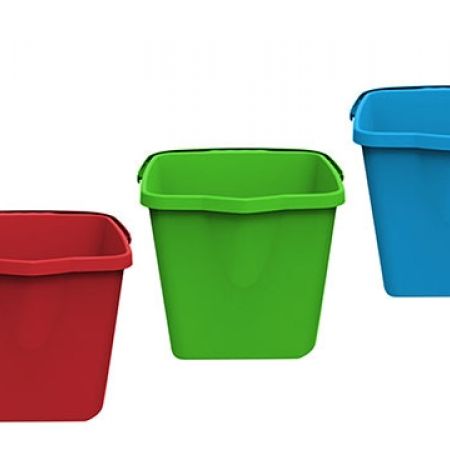 Ezy Square Water Bucket 12 L - Blue - Makhsoom