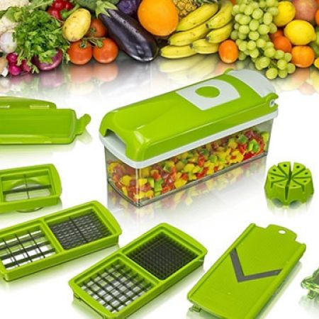 Multifunction Green Genius Nicer Dicer Plus Fruit & Vegetable Chopper ...