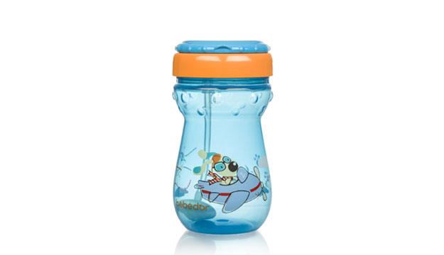 Bebedor Smart Pipette Cup With Flexible Straw 360 ml - Blue - Makhsoom