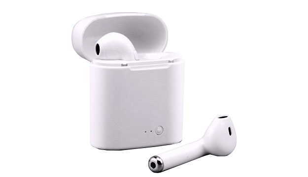 Wireless Bluetooth Stereo Earbuds With Charging Box - Black - Makhsoom