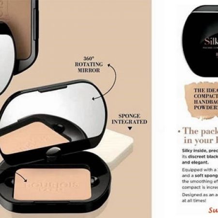 Bourjois Silk Edition Compact Powder - 51 Porcelain - Makhsoom
