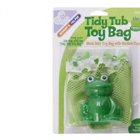 Mommy's Helper Tidy Tub Bath Toy Bag Storage With Froggy Tub Toy - Makhsoom