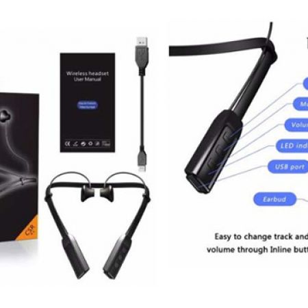 Sports X27 CSR Wireless Stereo Neckband Headset - Makhsoom