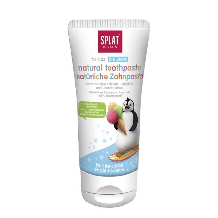 Splat Kids Natural Toothpaste Fruit Ice Cream 50 ml - Makhsoom