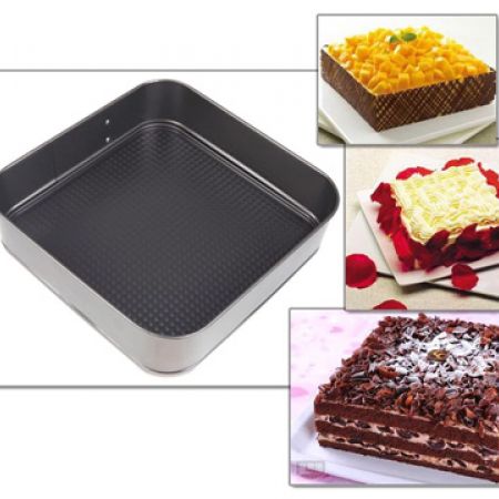 Set Of Non Stick Springform Pan In Different Shapes 3 Pcs - Makhsoom