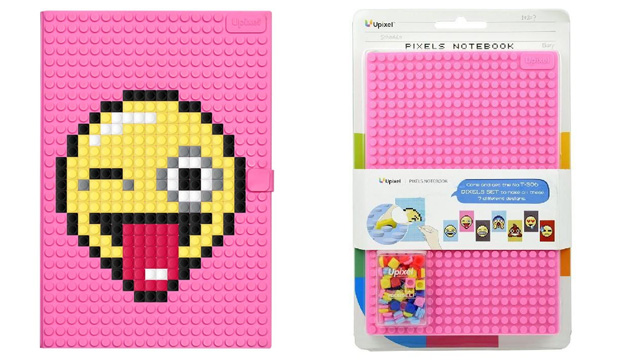 Upixel Pixels Paper Notebook 14.5 x 21 x 2.3 cm - Blue - Makhsoom