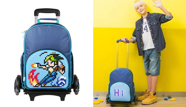 Upixel Super Class Rolling Backpack with Wheeled Telescoping Handle ...