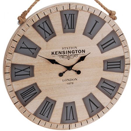 Wooden Wall Clock 50 cm - Makhsoom