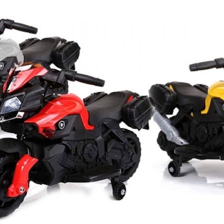 Rechargeable Battery Operated Carbon Panther Motorcycle - White - Makhsoom