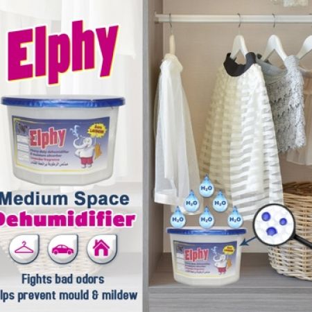 Elphy Medium Space Dehumidifier 450 ml - Lavender - Makhsoom