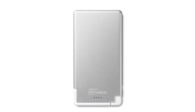 Techlink Recharge Ultra Thin Lightning Power Bank 3000 mAh - Silver ...