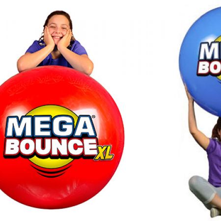 Mega Bounce XL Inflatable Junior Ball 80 cm - Blue - Makhsoom