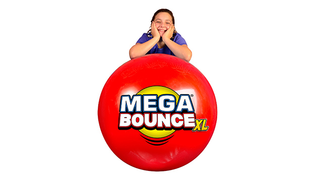 Mega Bounce XL Inflatable Junior Ball 80 cm - Blue - Makhsoom