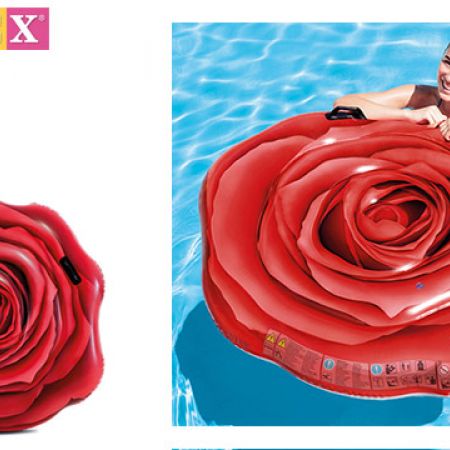 Intex Inflatable Red Rose Mat 137 x 132 cm - Makhsoom
