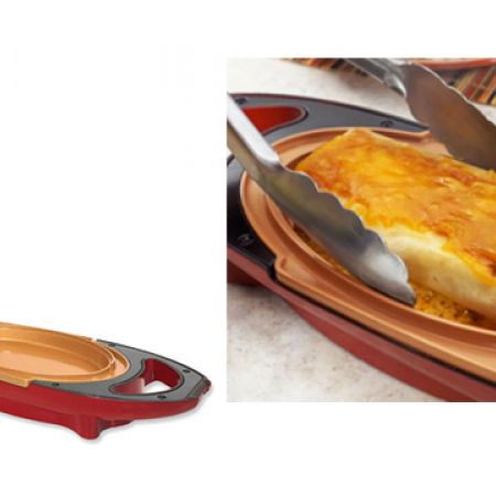 Red Copper Double-Coated 5-Minute Chef Electric Cooker 800 W - Makhsoom