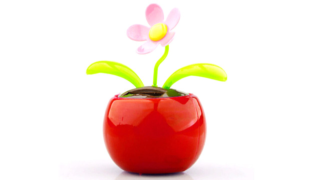 Solar Flip Flap Dancing Flower - Red - Makhsoom