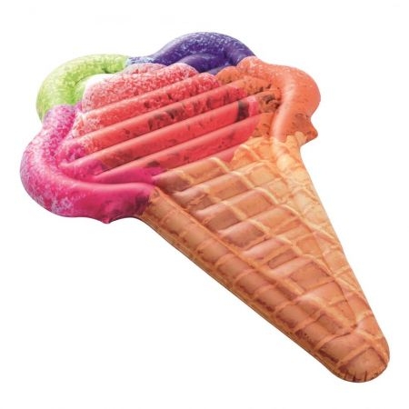 Bestway Inflatable Multicolor Ice Cream Pool Float 188 x 130 cm - Makhsoom