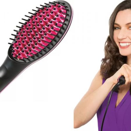 Promax 9067 Hair Straightener Brush - Makhsoom