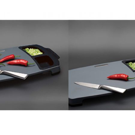 KitchenCraft MasterClass Non-Slip Raised Chopping Station 47 x 28 x 4 ...