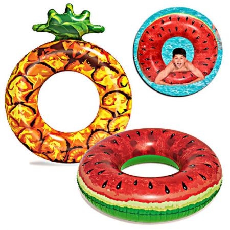 Bestway Inflatable Fruit Pool Float Beach Swimming Ring - Pineapple ...