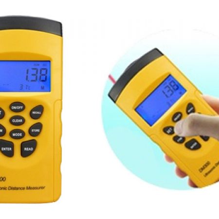 Ultrasonic Distance Measurer DM300 150 x 75 x 46 mm - Makhsoom