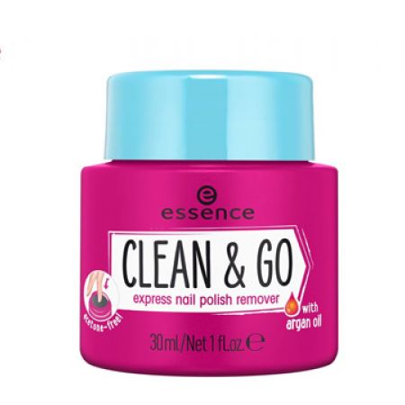 Essence Clean & Go Express Nail Polish Remover 30 ml - Makhsoom