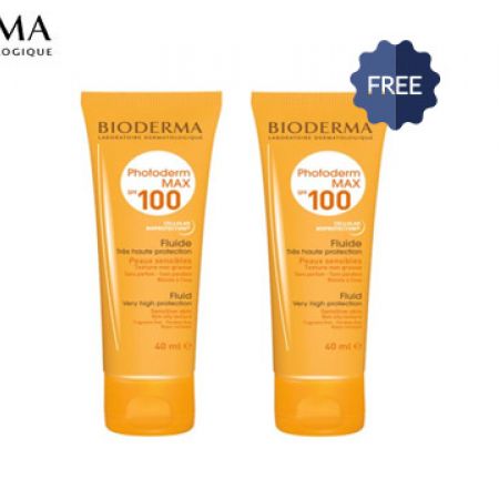 Bioderma Photoderm Max Fluide Sunscreen 100 SPF 40 ml With Another One ...