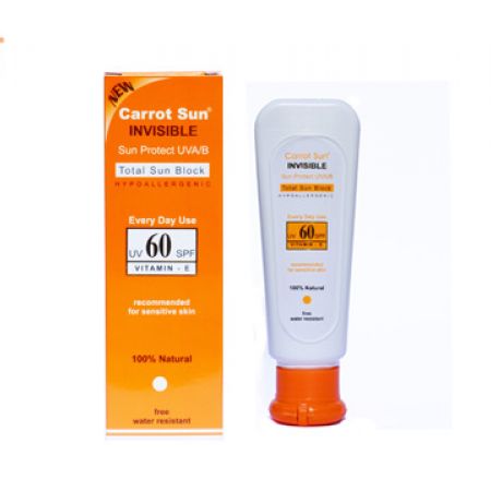 Carrot Sun Invisible SPF 60+ Cream UVA/UVB Protection For Sensitive ...