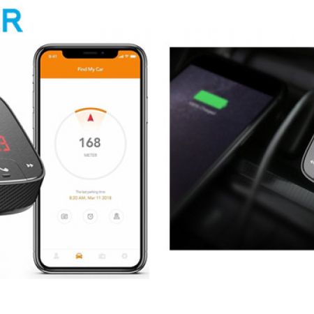 Anker Roav Black Car Smart Charger F2 With Bluetooth & Car Locator ...