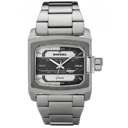 Diesel Stainless Steel Analog Square Watch For Men - Makhsoom