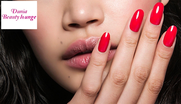 Fiberglass Nails With Gel Polish - Makhsoom