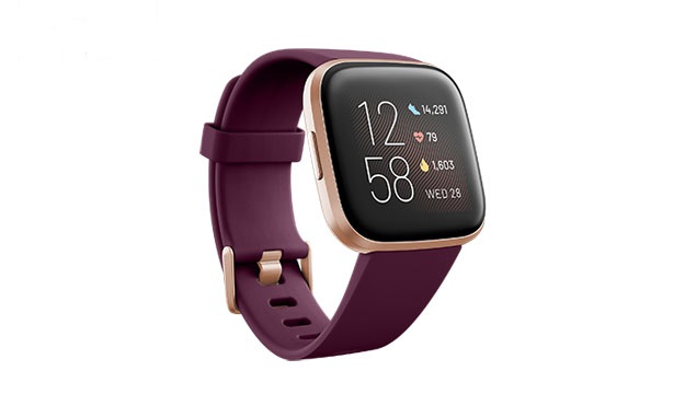 Fitbit Versa 2 Wireless Activity & Fitness Tracker With 2 Bands ...