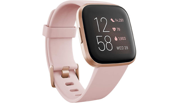 Fitbit Versa 2 Wireless Activity & Fitness Tracker With 2 Bands ...