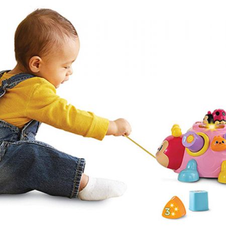Vtech Super Ladybug Of The Forms - French - Pink - Makhsoom