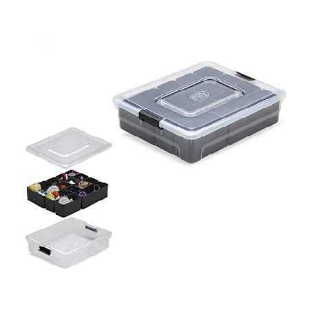 Ezy Sort It Storage Container With 13 Shallow Cups 4.8 L - Makhsoom