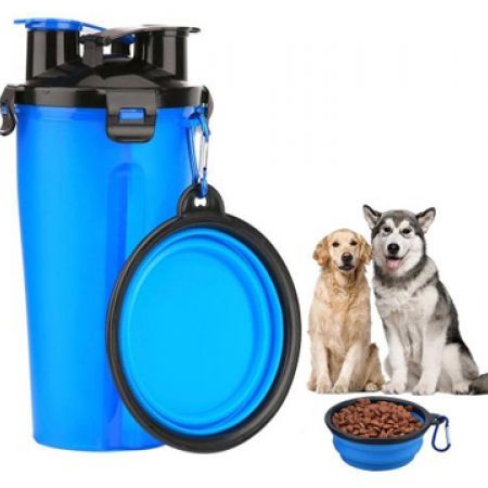 Go Anywhere 2 In 1 Portable Pet Food & Water Container - Makhsoom