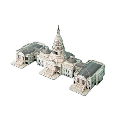 The Capitol Hill 3D World famous Architecture Puzzle 132 Pcs - Makhsoom