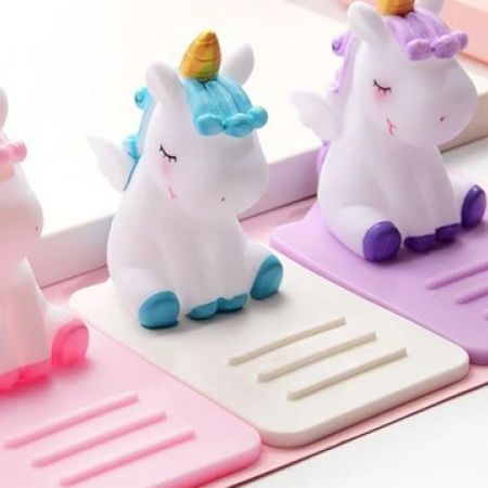 Magical Unicorn Silicone Phone/Tablet Stand - Pink - Makhsoom