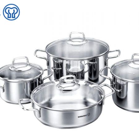 Korkmaz Perla Cookware Set 8 Pcs - Makhsoom
