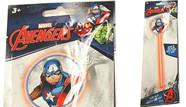 Marvel Character Glow Wand - Captain America - Makhsoom