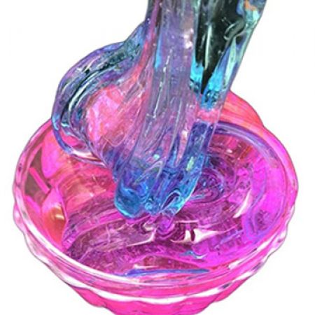 Rainbow Crystal Mud Slime Bottle - Orange - Makhsoom