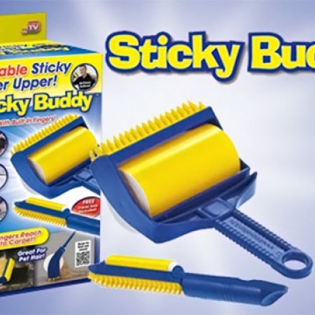 Sticky Buddy Reusable Lint Roller With Built-in Fingers - Makhsoom