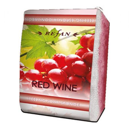 Refan Peeling Cosmetic Soap-sponge Red Wine - Makhsoom